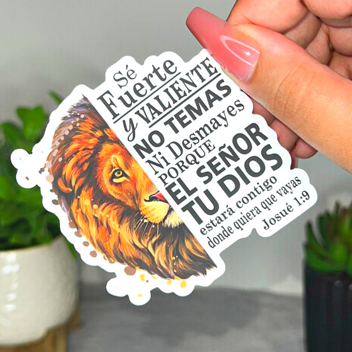 Se Fuerte y Valiente | Sticker